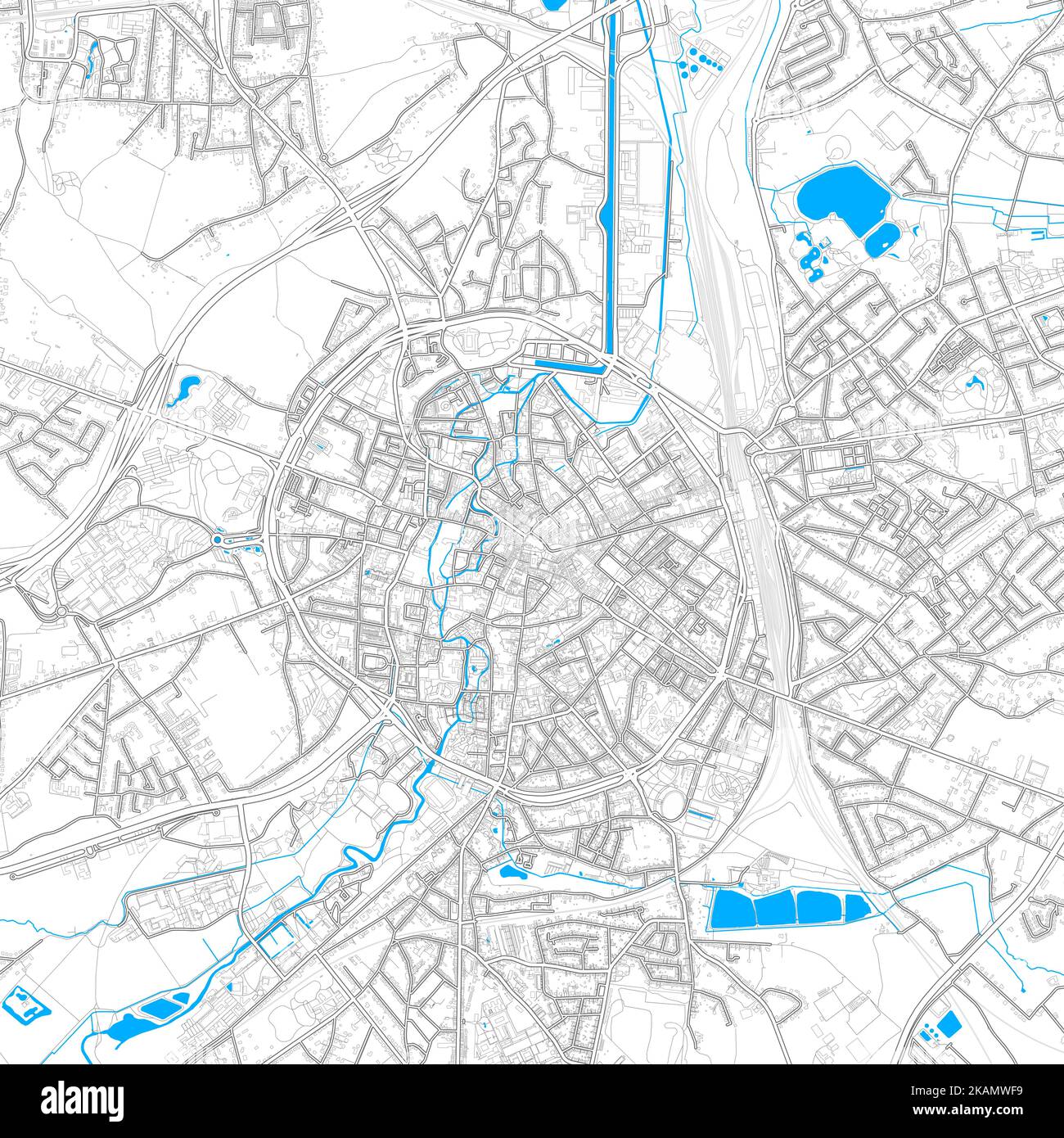 Flemish landscape Stock Vector Images - Alamy