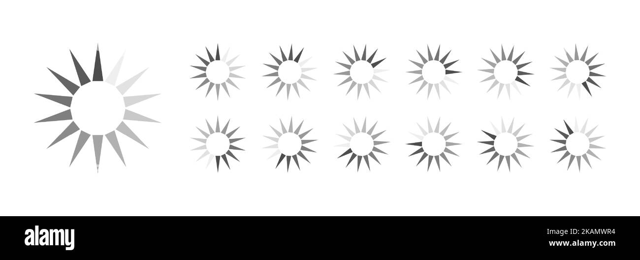 Circular Loading Buffering Icons Vector Stock Vector Image & Art - Alamy