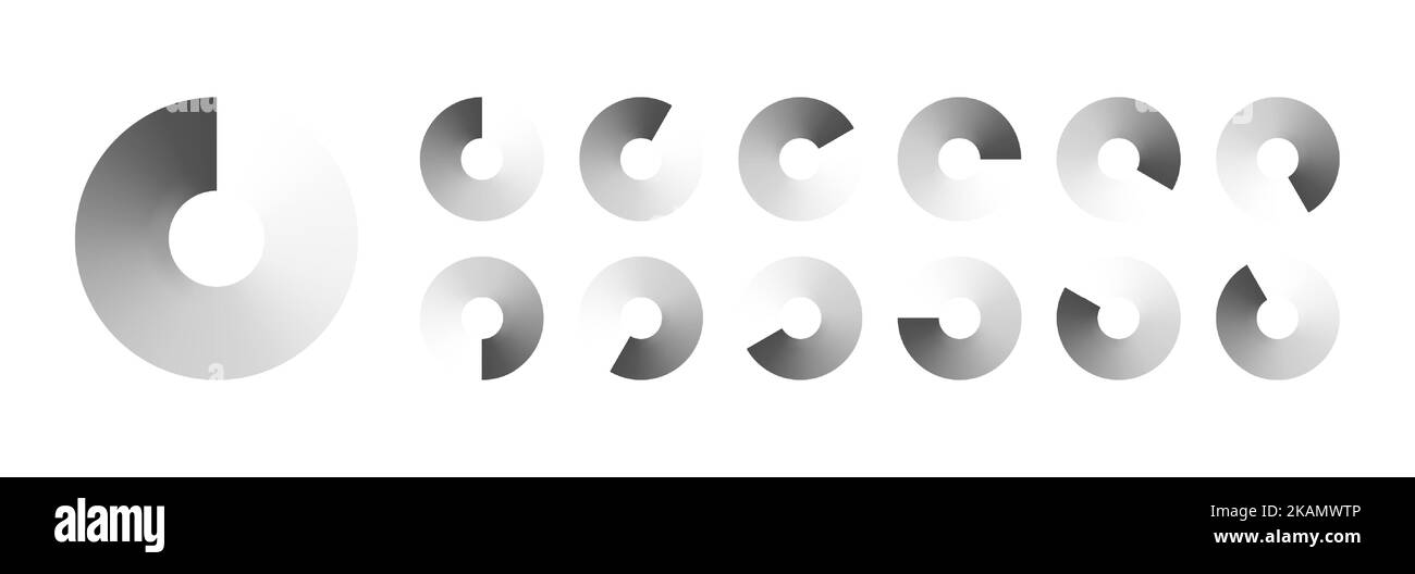 Circular Loading Buffering Icons Vector Stock Vector Image & Art - Alamy