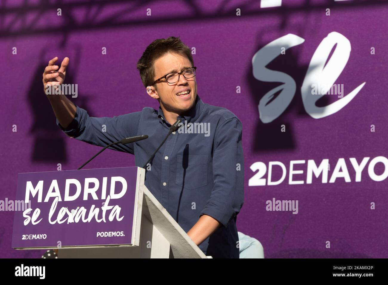 Left-wing party Podemos Secretary of strategic analysis, Iñigo Errejón ...