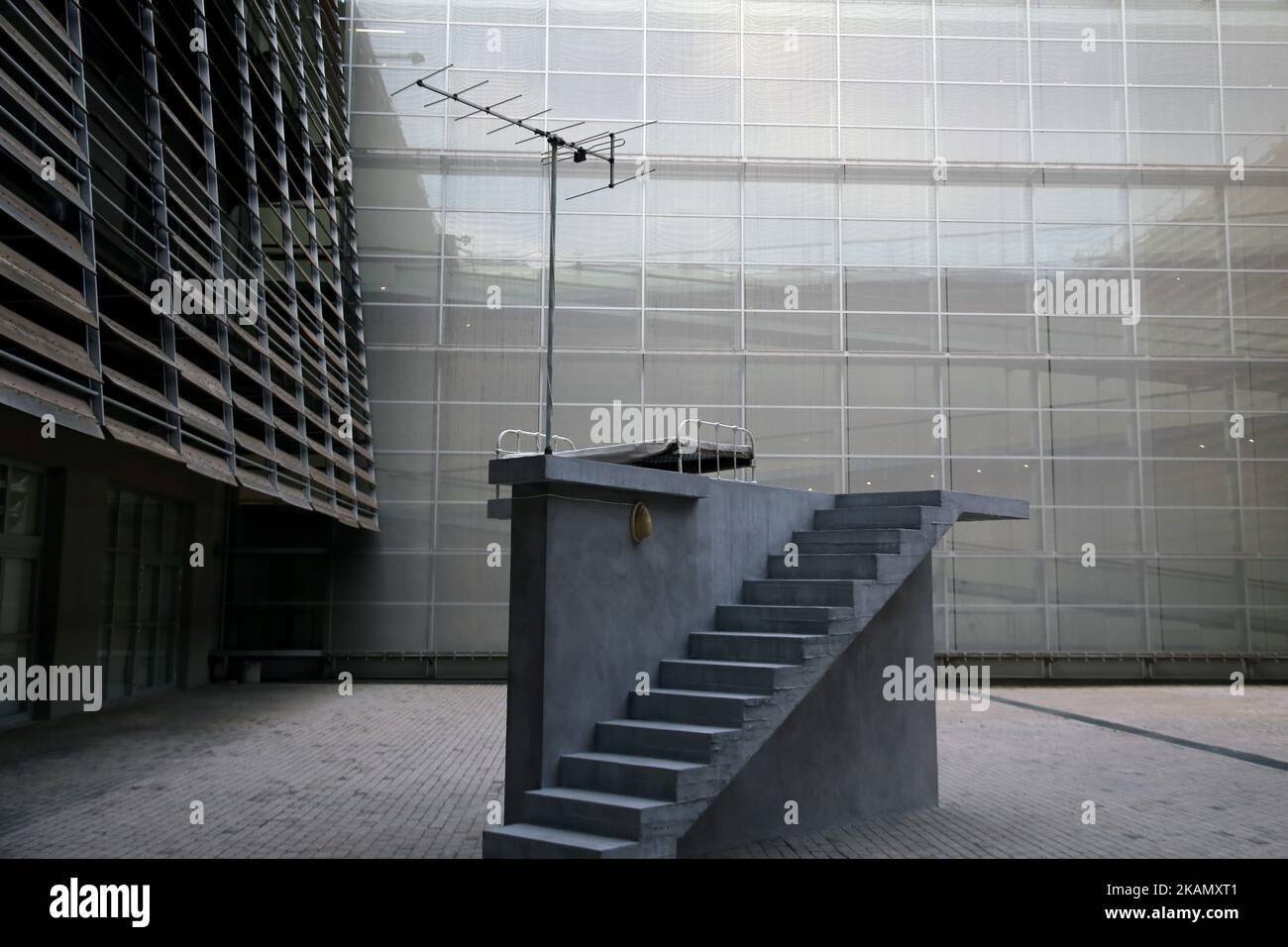 On Room apartment by artist Hiwa K, at the exhibition of documenta 14 ...