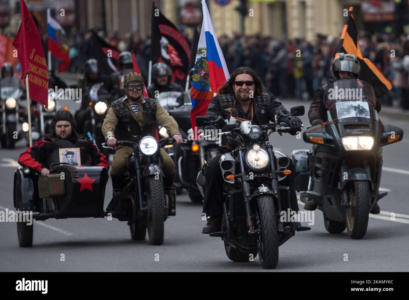 Russian biker group leader of Nochniye Volki (the Night Wolves ...