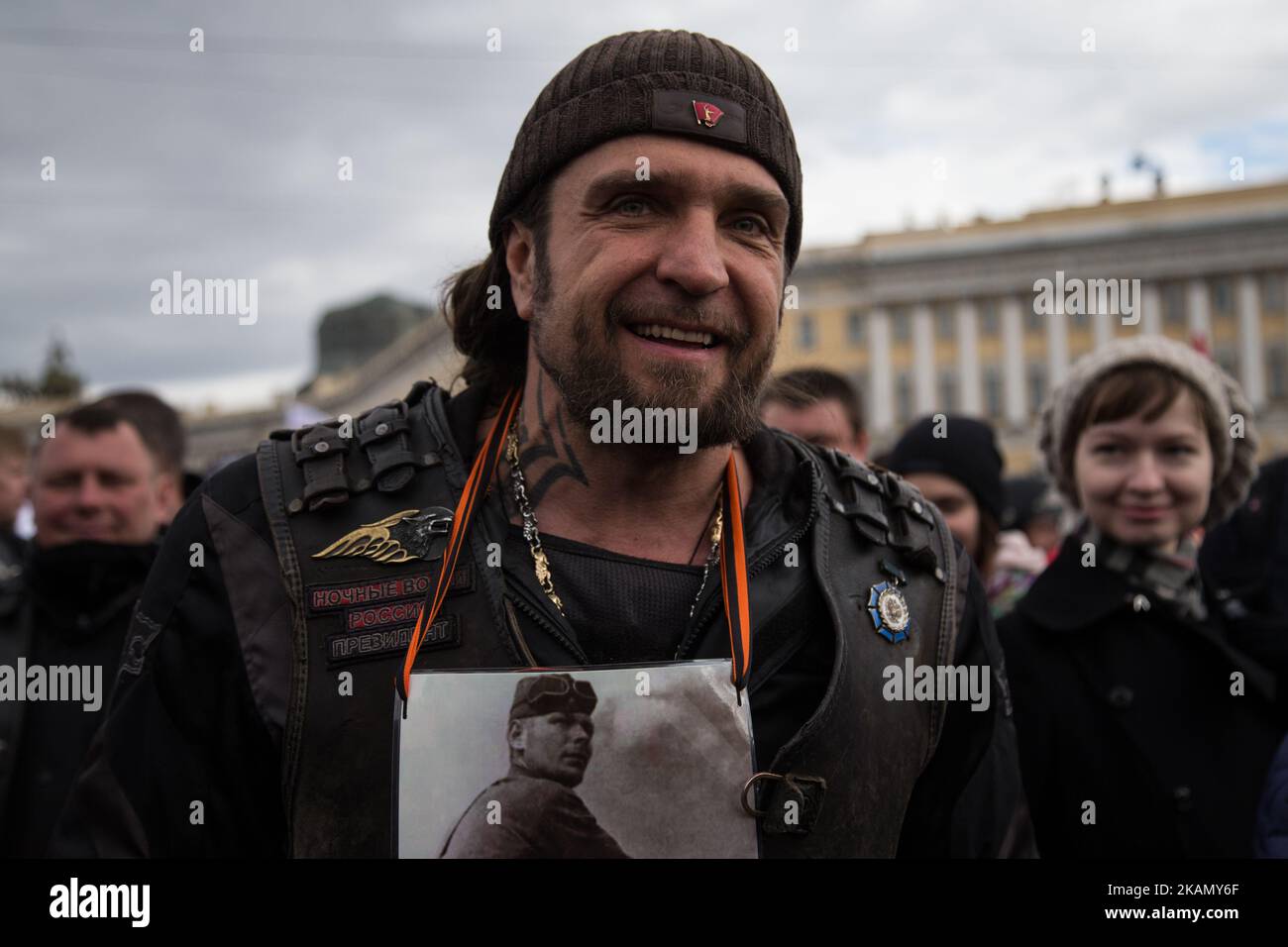 Russian biker group leader of Nochniye Volki (the Night Wolves ...