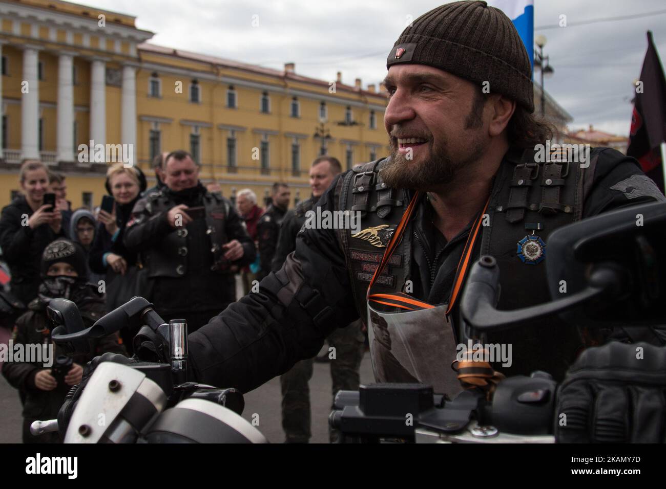 Russian biker group leader of Nochniye Volki (the Night Wolves ...