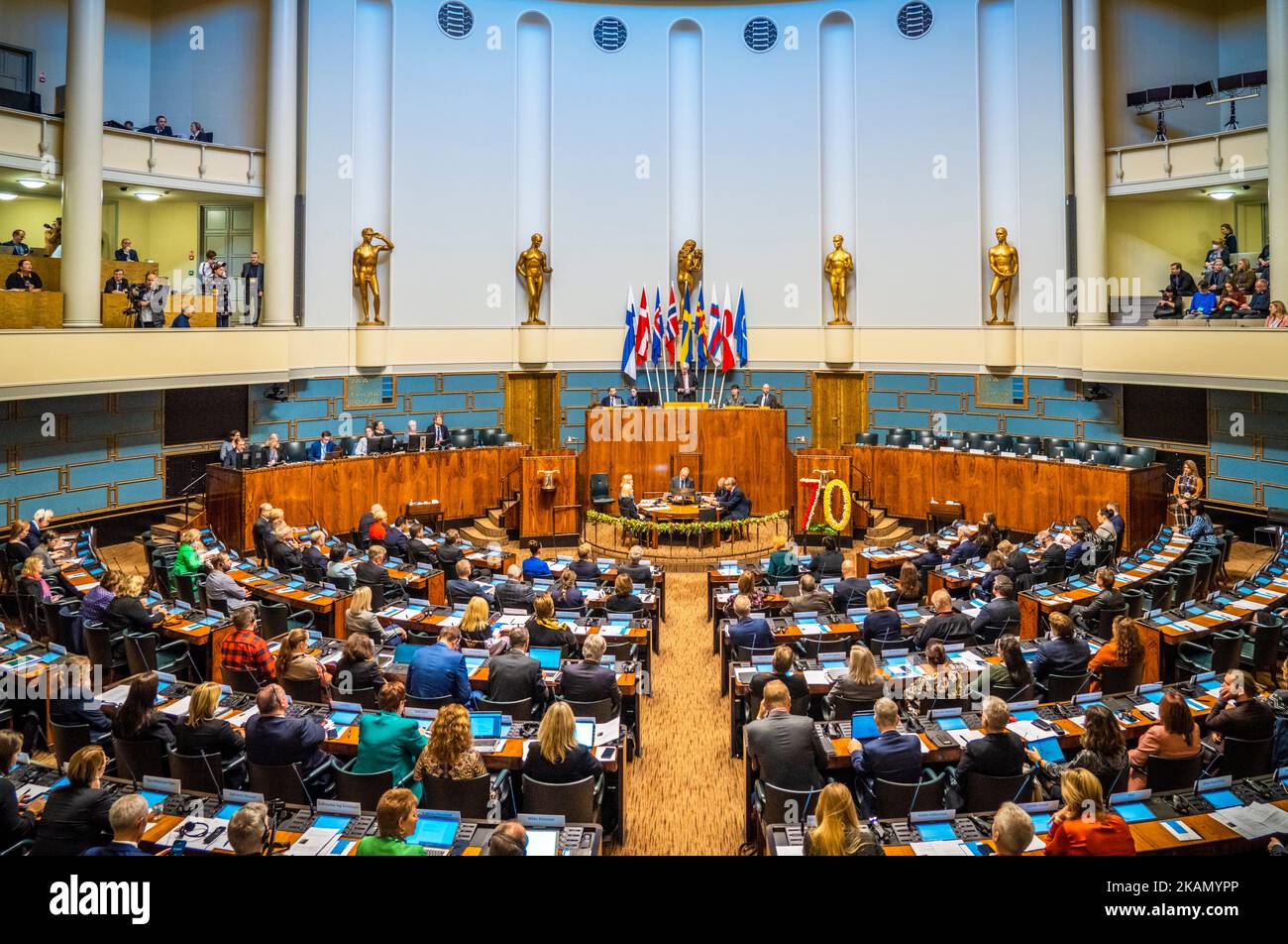 Finnish parliament hall hi-res stock photography and images - Alamy