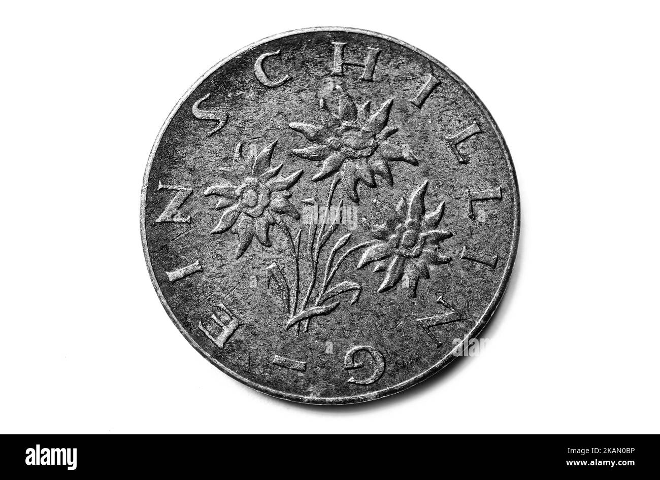 Austria coin Black and White Stock Photos & Images - Alamy