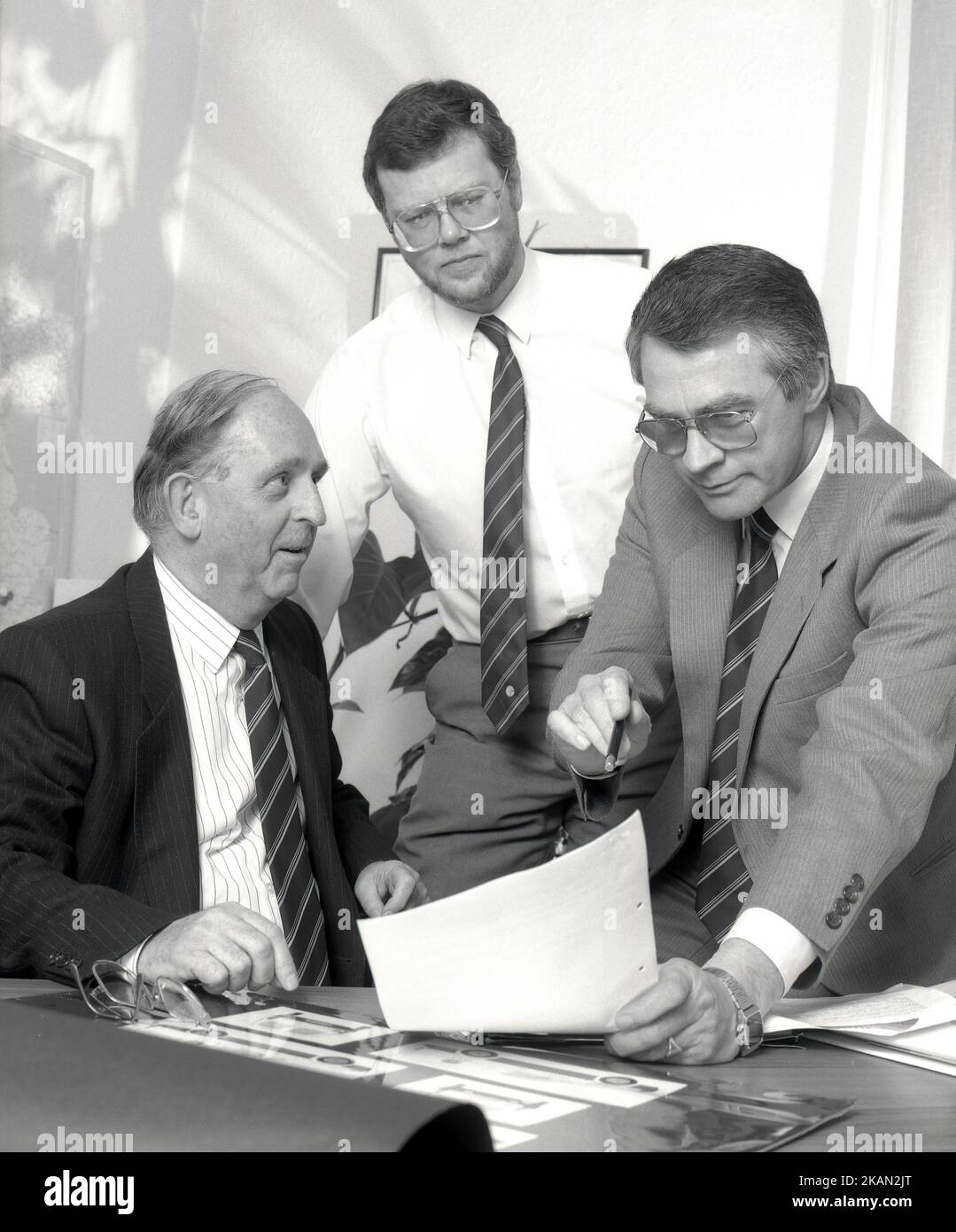 1980s business meeting hi-res stock photography and images - Alamy