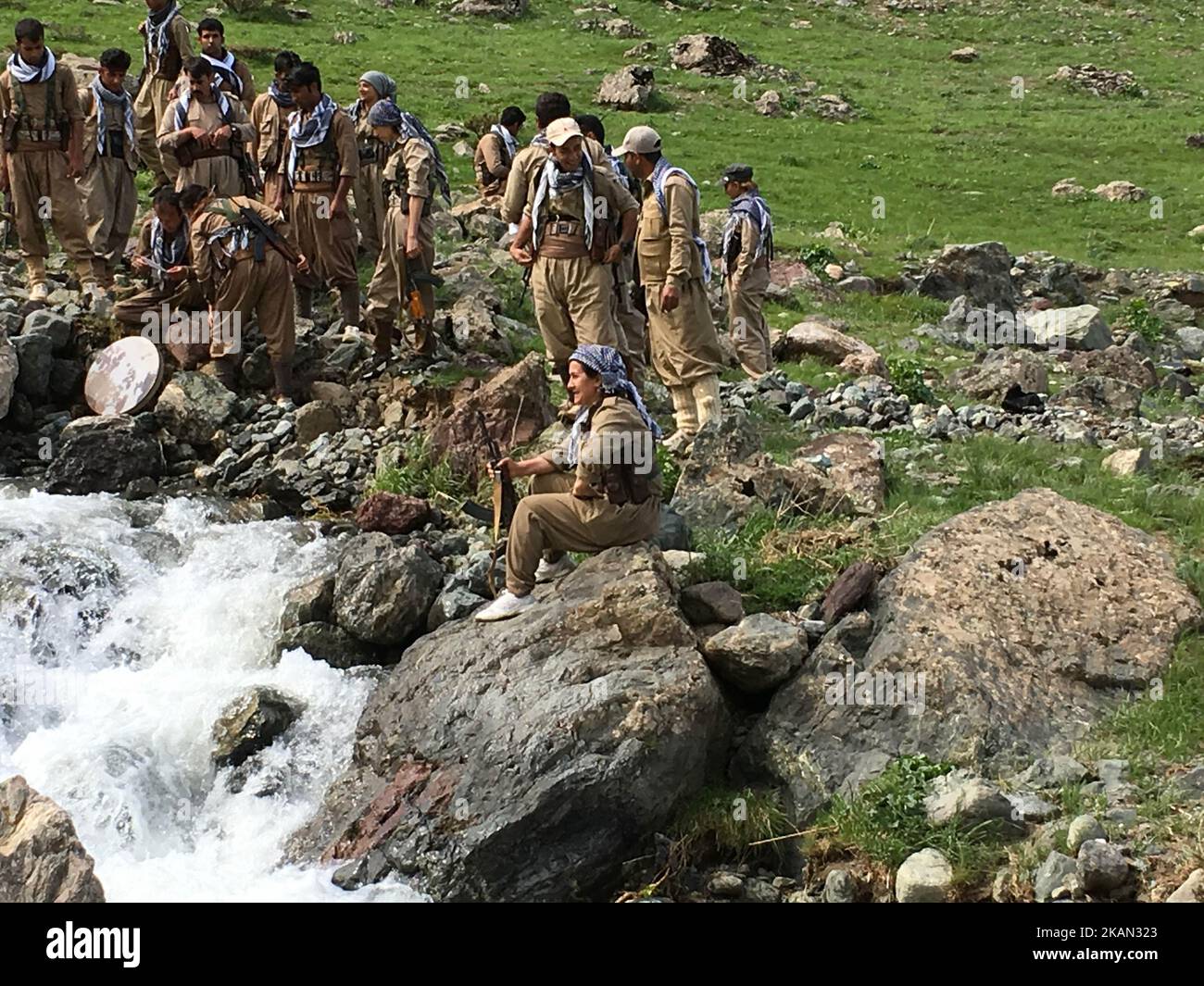 The Democratic Party of Iranian Kurdistan's (PDKI) armed wing, known as ...