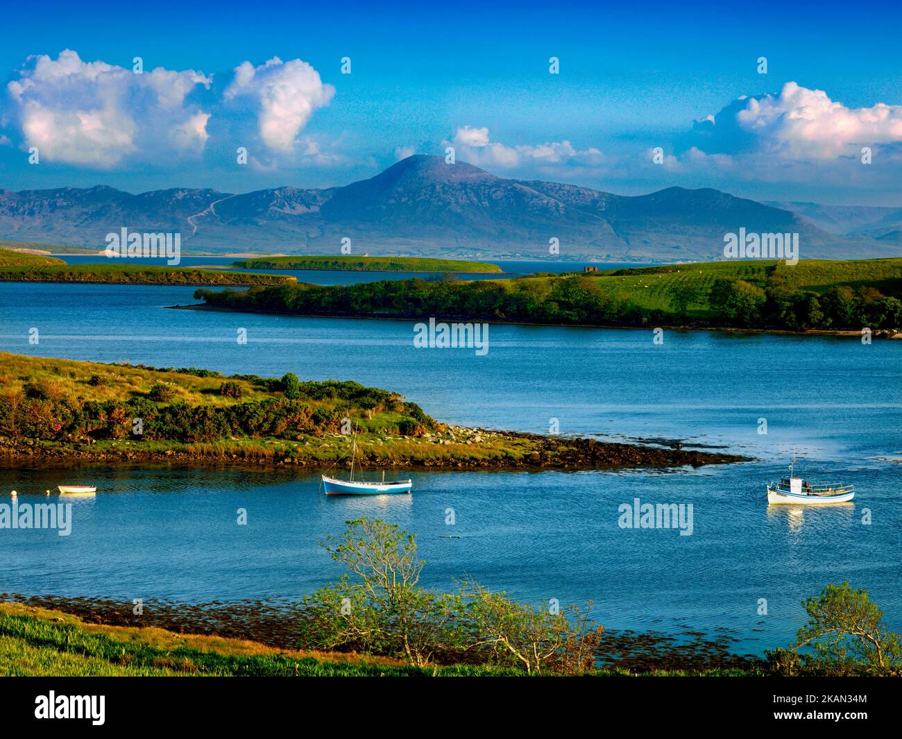 Croagh Patrick from Newport Bay, County Mayo , Ireland Stock Photo - Alamy