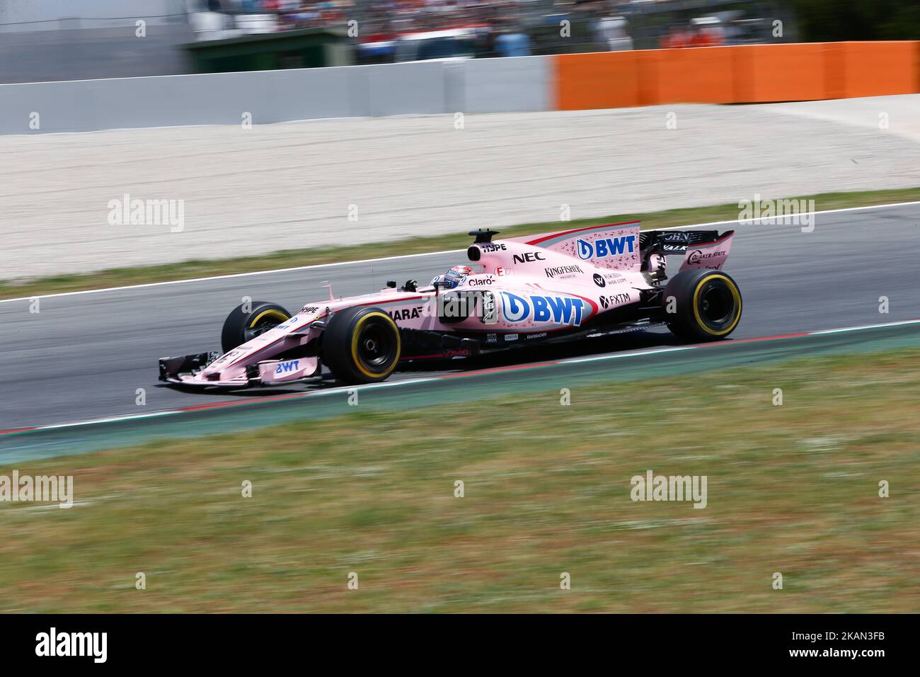 Sergio Checo Perez, team Force India during the Formula One GP of Spain ...