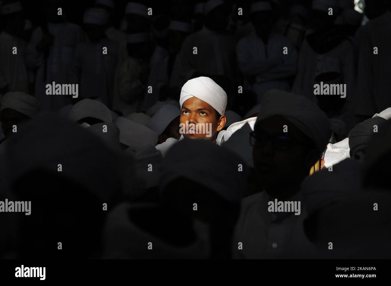 Religious student seen inside the Federal Territory Mosque during the ...