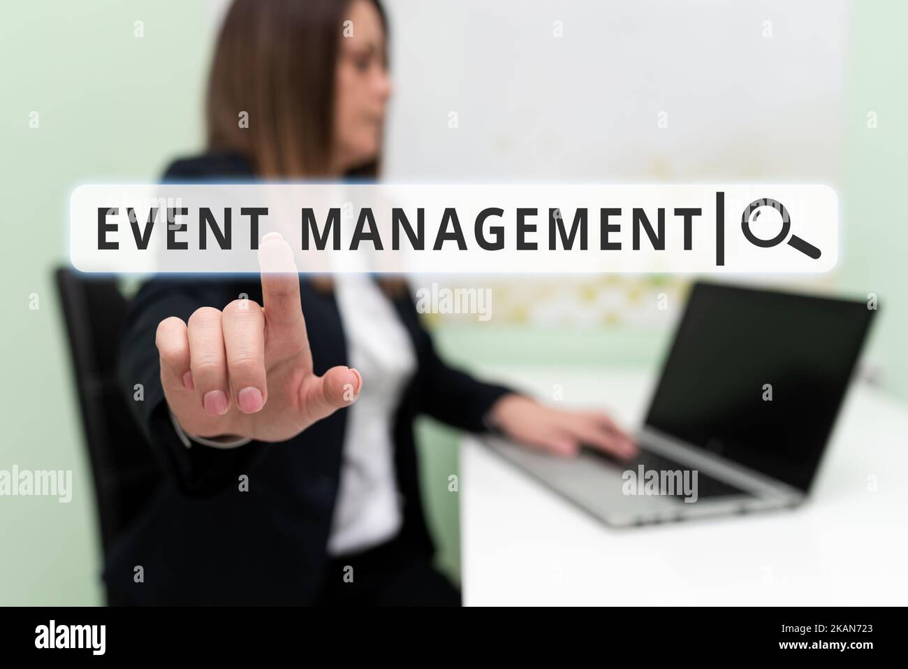 Text caption presenting Event Management. Business concept everything ...