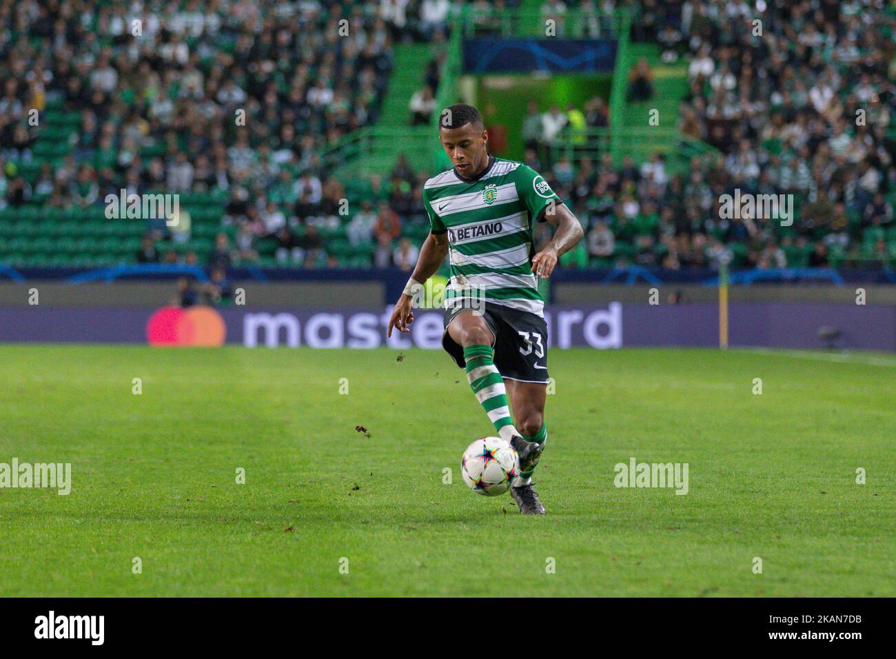November 01, 2022. Lisbon, Portugal. Sporting's forward from Brazil ...