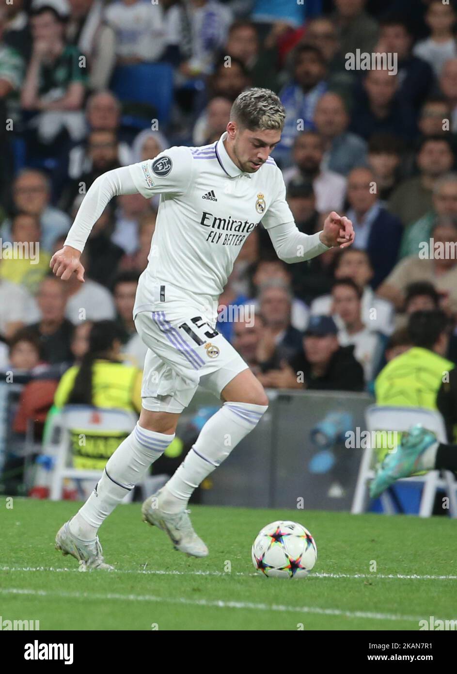 Federico Valverde of Real Madrid during the UEFA Champions League ...