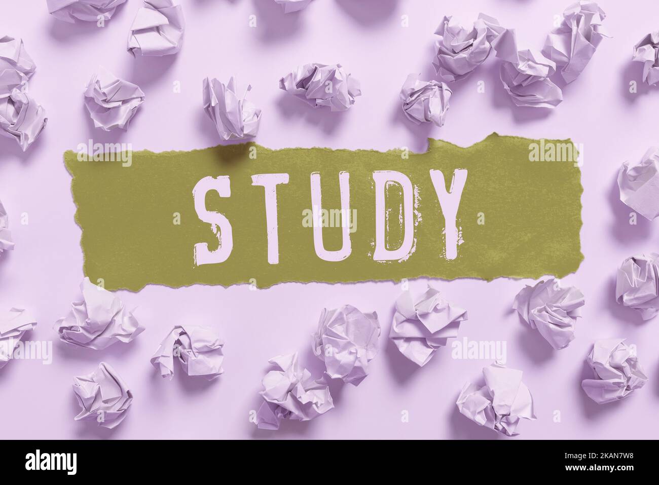 Text showing inspiration Study. Word for the devotion of time and ...
