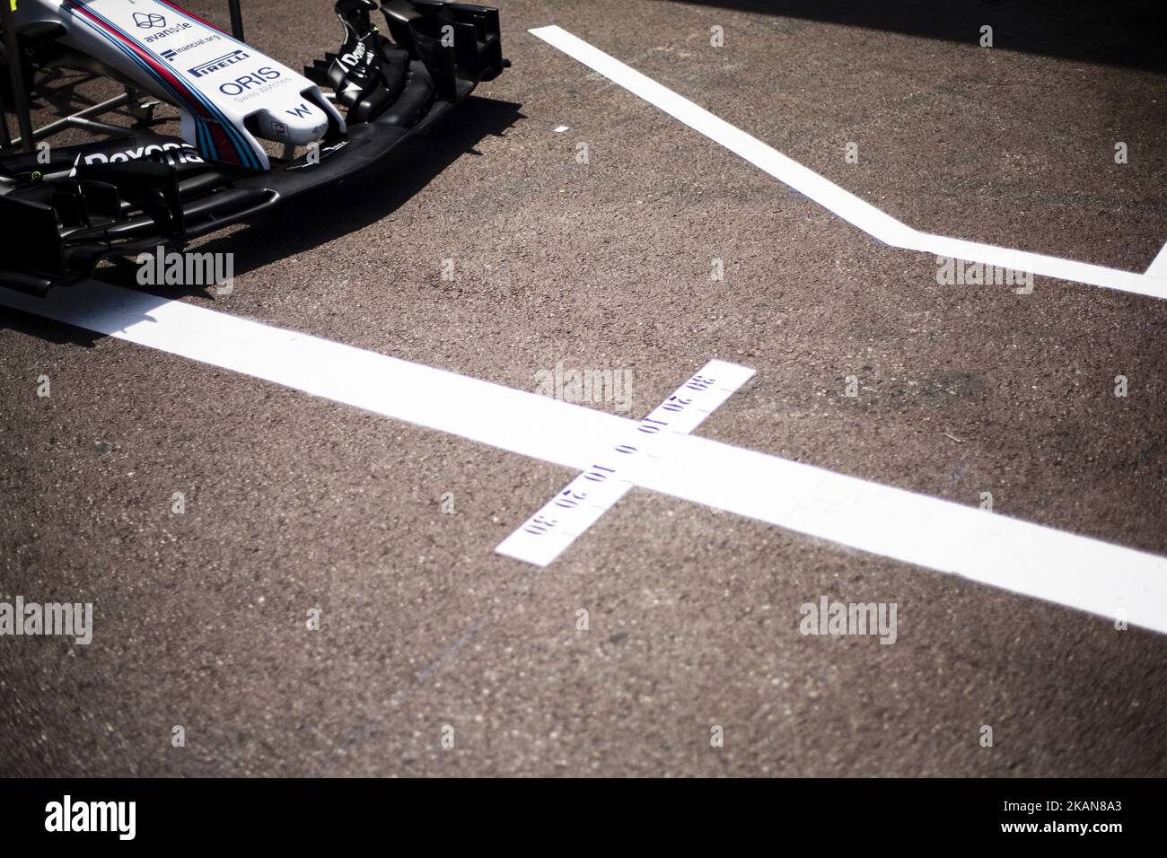 WILLIAMS f1 team pitlane details during the Monaco Grand Prix of the ...