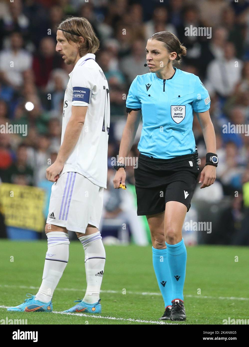 Stephanie Frappart referee during the UEFA Champions League, Group F ...