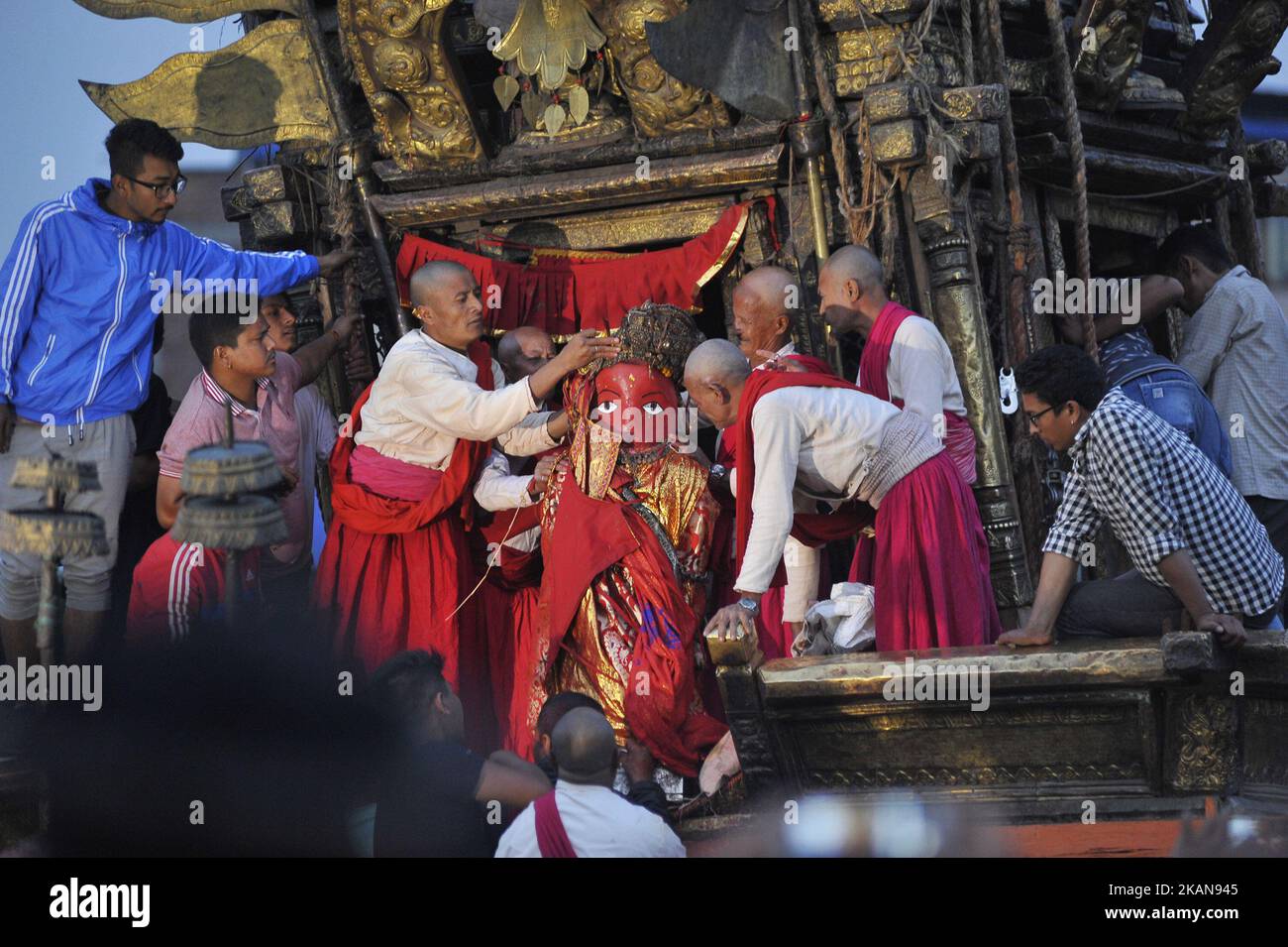 Machindranath jatra chariot festival hi-res stock photography and ...