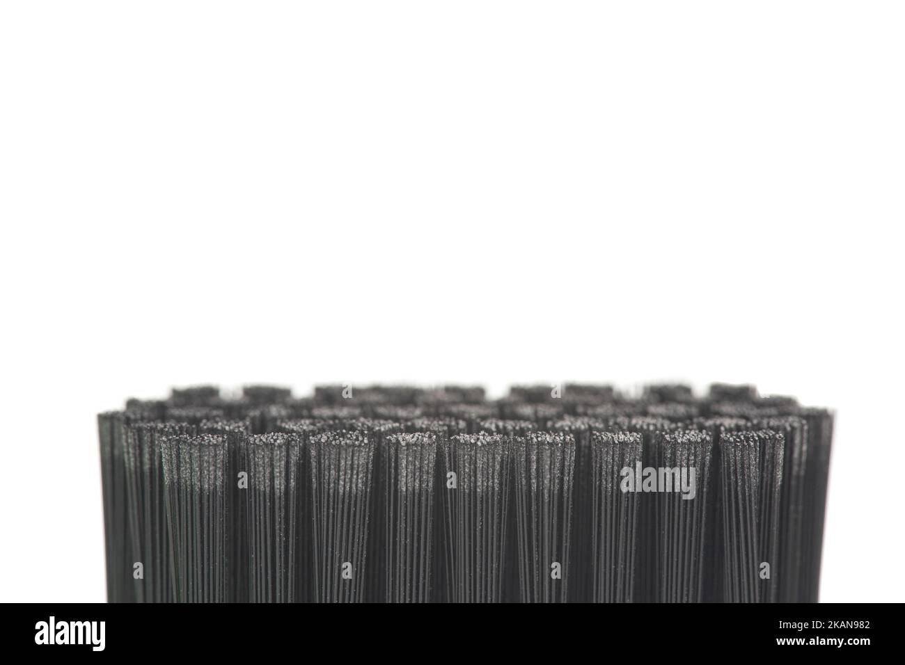 toothbrush bristles isolated on white background Stock Photo - Alamy