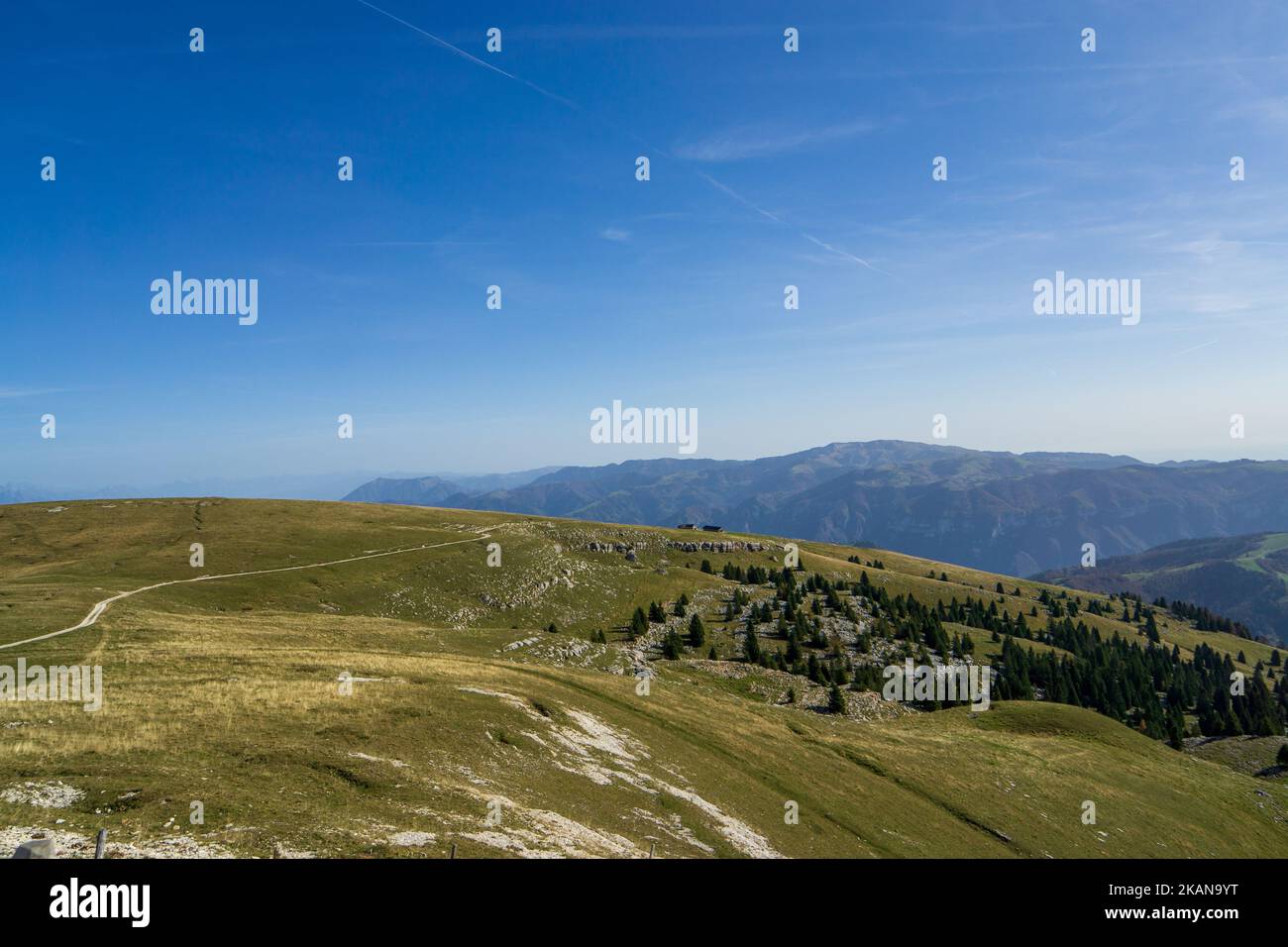 Altopiano di Asiago landscape from Monte Fior Stock Photo - Alamy