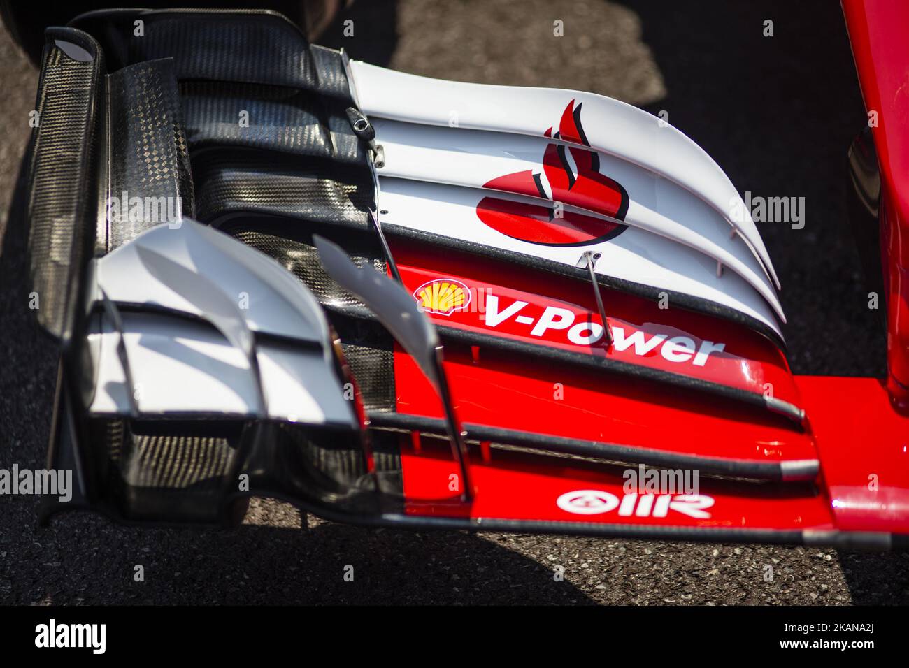 Ferrari front wing detail during the Monaco Grand Prix of the FIA ...