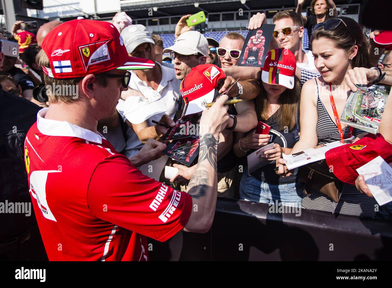 07 RAIKKONEN Kimi from Finland of Ferrari SF70-H team scuderia Ferrari ...