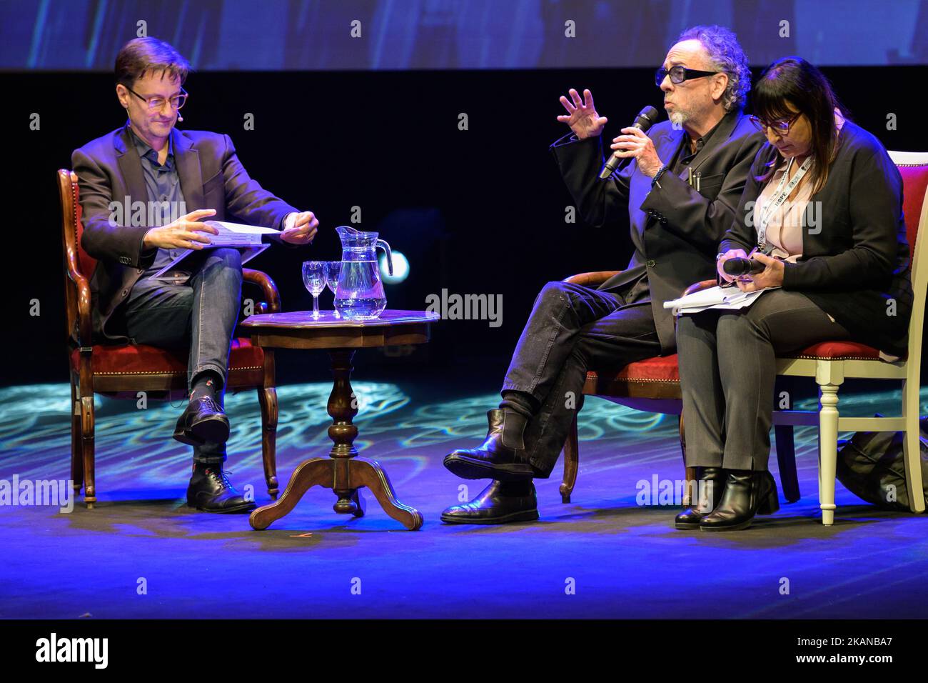 (10/31/2022) Tim Burton presents the European fan screening of the ...