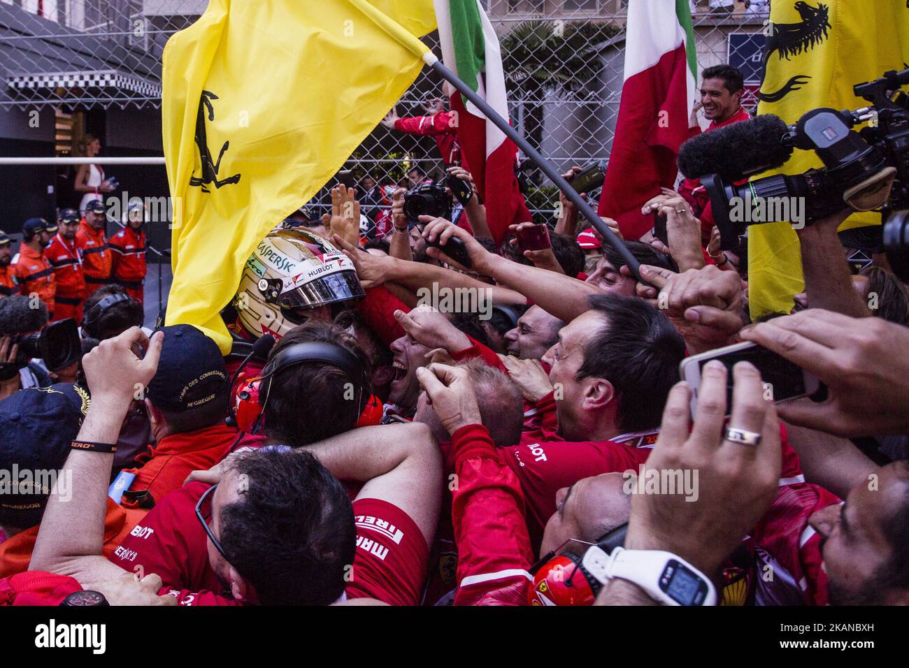 05 VETTEL Sebastian from Germany of Ferrari SF70-H team scuderia ...