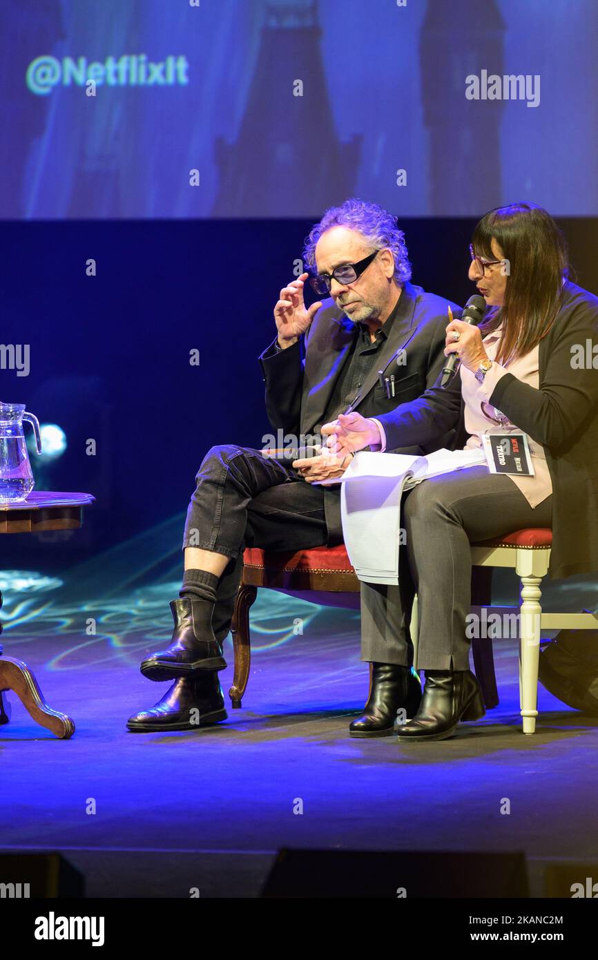 Lucca, Italy. 31st Oct, 2022. (10/31/2022) Tim Burton presents the ...
