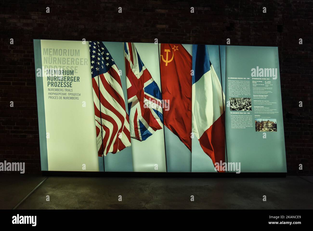 A museum inside the Congress Hall building of the Nati party rally ...