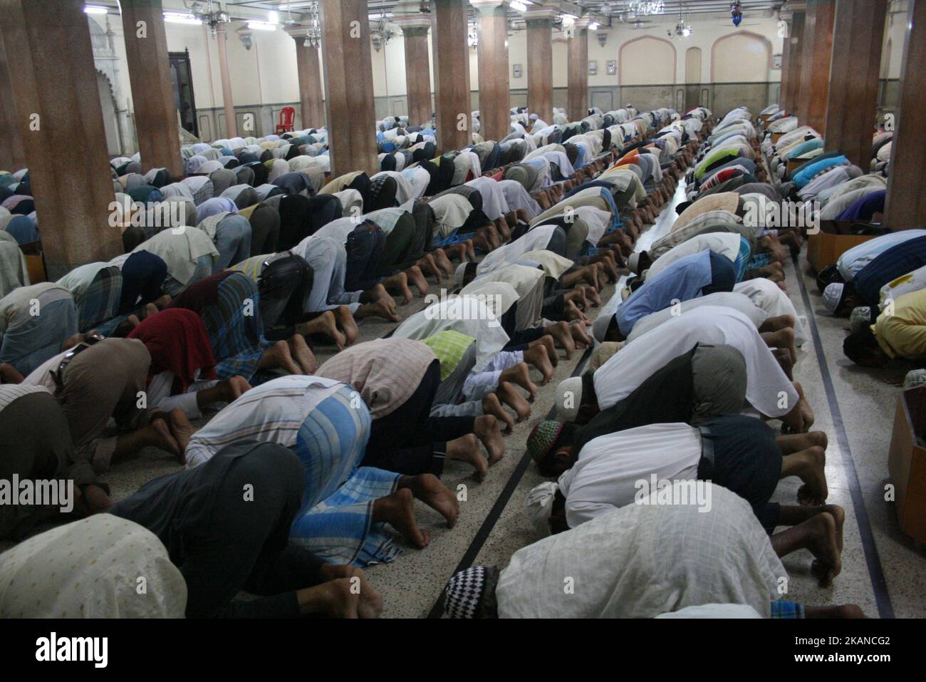 Indian Muslim offering prayers inside the Historical places of Nakhoda ...