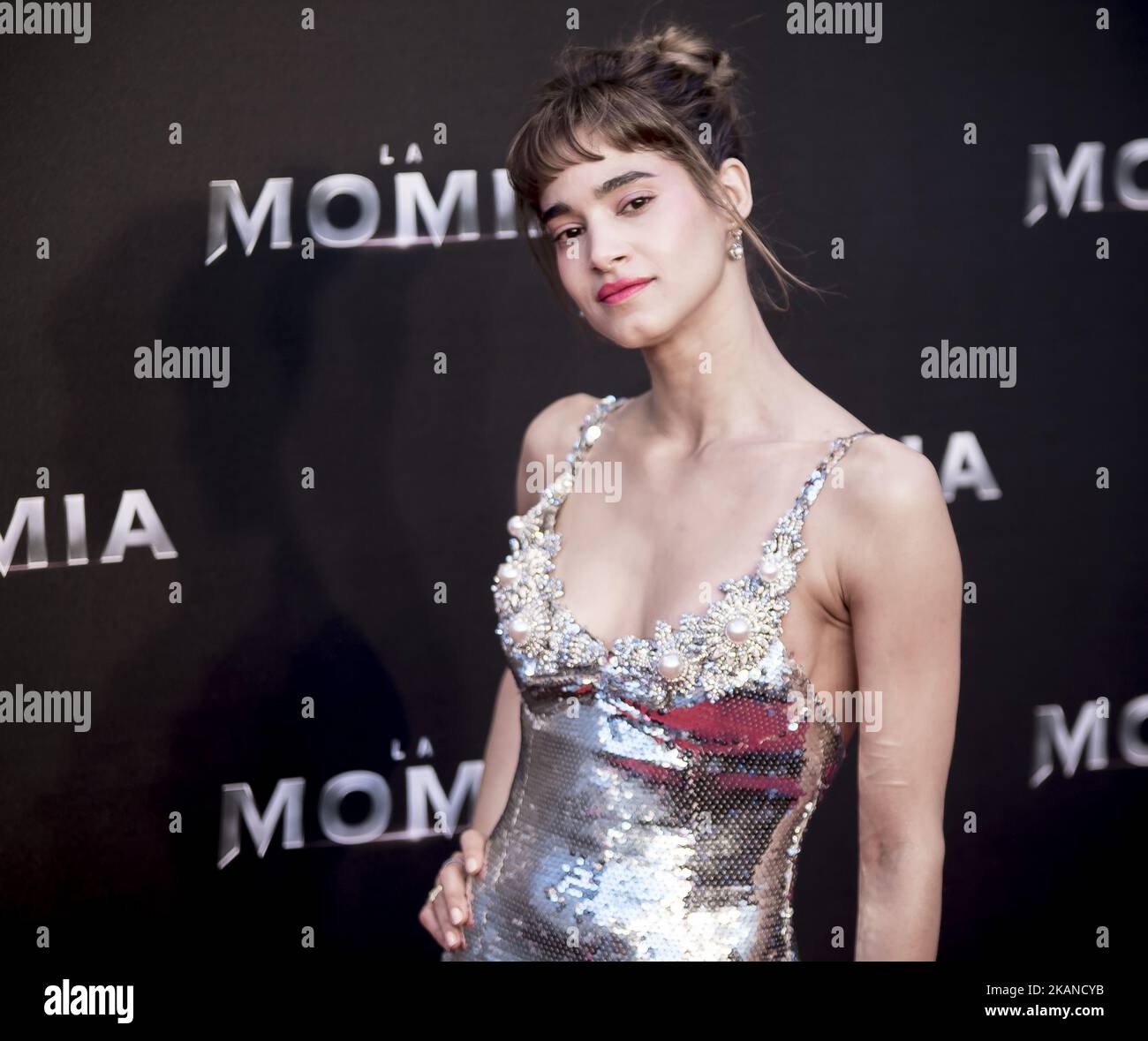 Sofia Boutella attends 'The Mummy' premiere at Callao Cinema on May 29, 2017 in Madrid, Spain ...