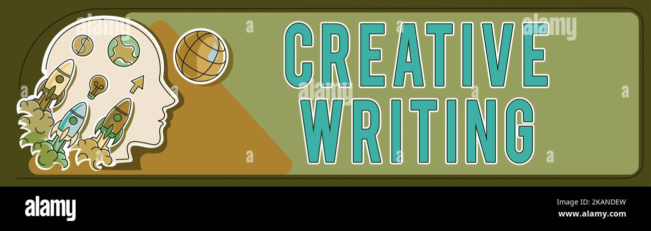 Text showing inspiration Creative Writing. Business approach content ...