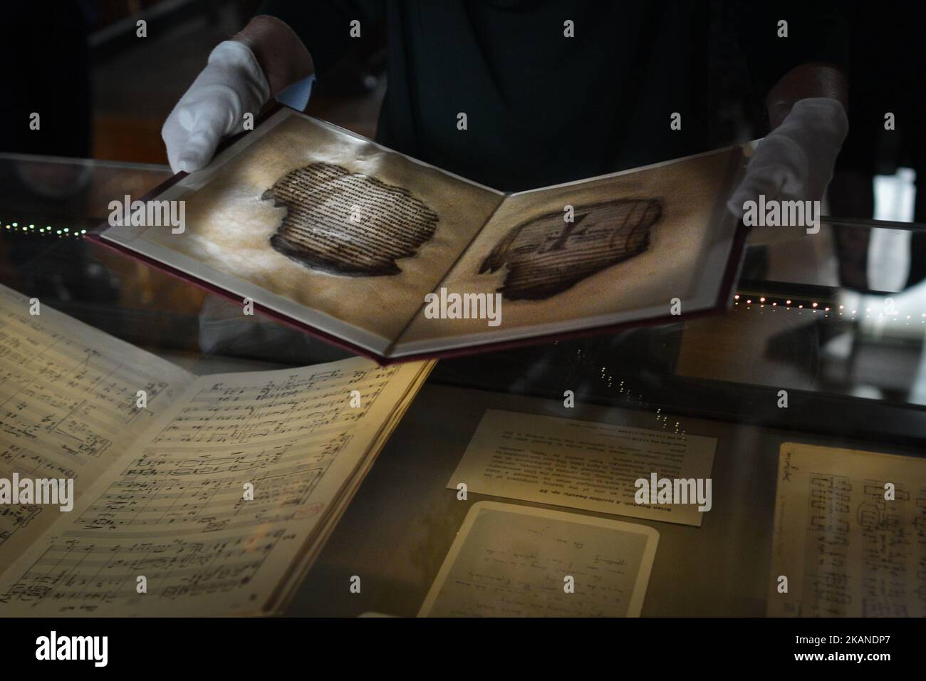 Manuscript conservation hi-res stock photography and images - Alamy
