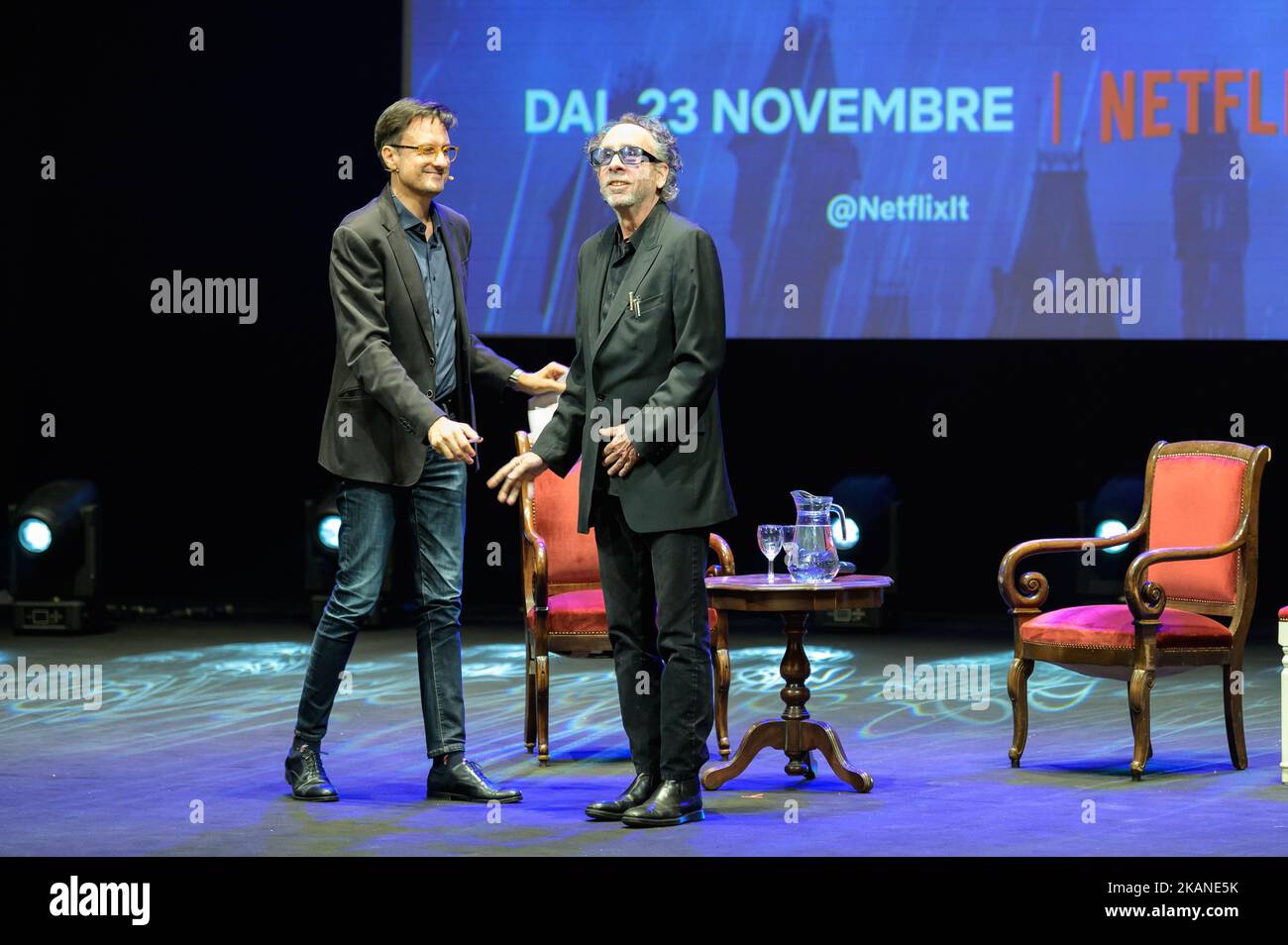 (10/31/2022) Tim Burton presents the European fan screening of the ...