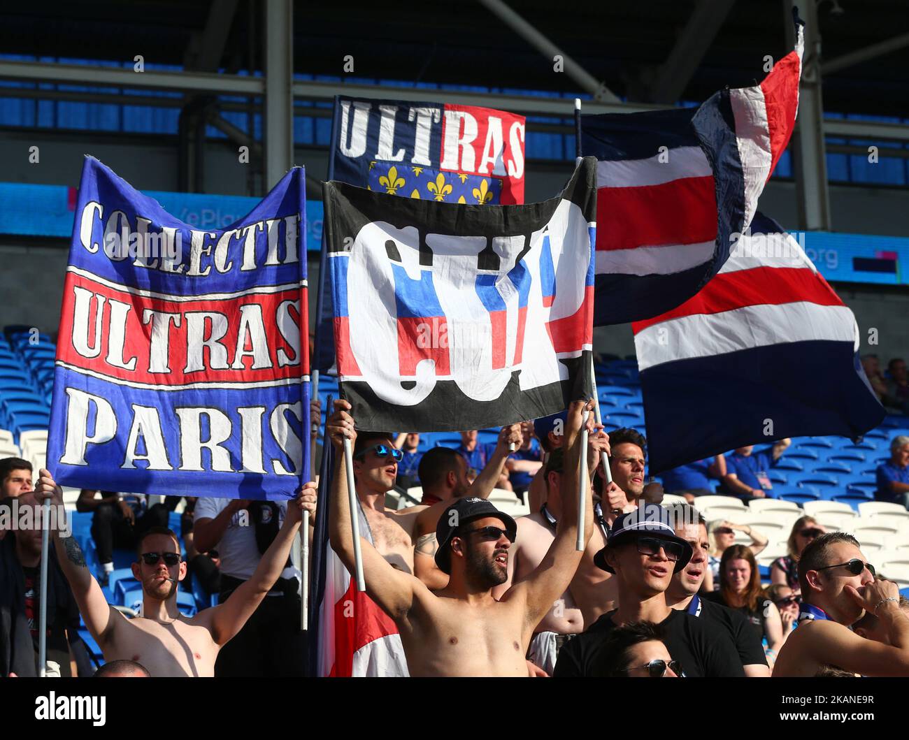 Paris Saint-Germain Fans during the UEFA Women's Champions League Final ...