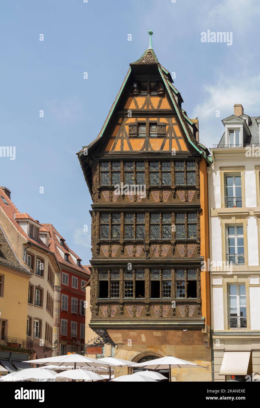The Kammerzell House in Strasbourg, a city at the Alsace region in ...