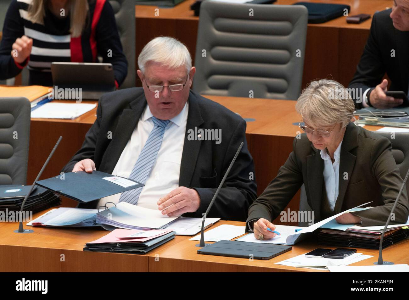 left to right Karl-Josef LAUMANN, CDU, Minister for Labour, Health and ...