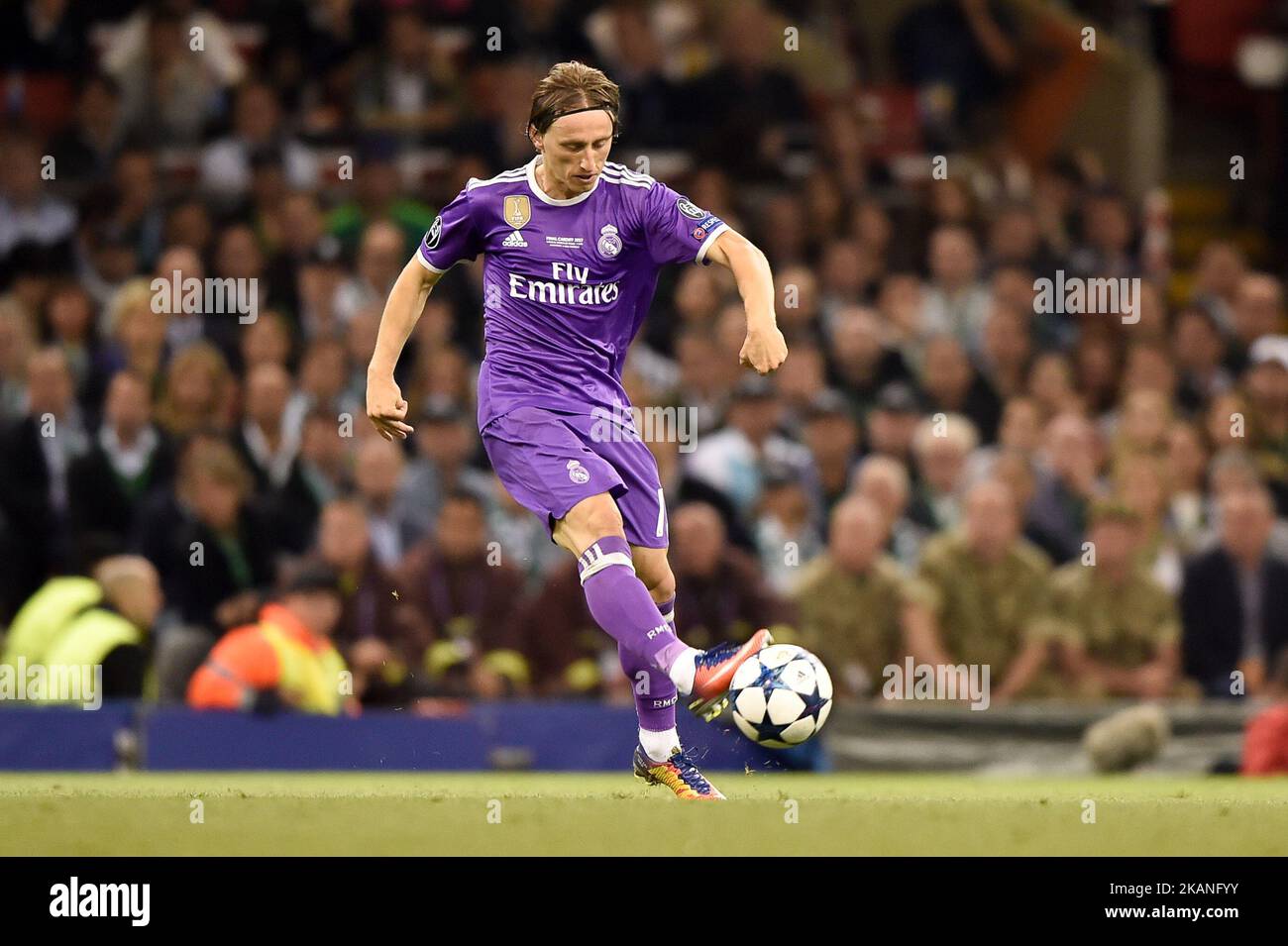Luka Modric of Real Madrid during the UEFA Champions League Final match ...