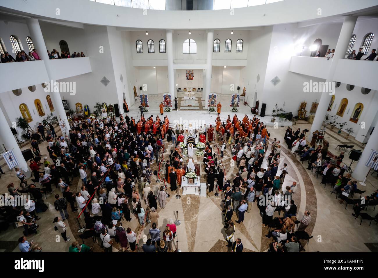 Ukrainian faithful pay last respect to the former Head of the Ukrainian ...