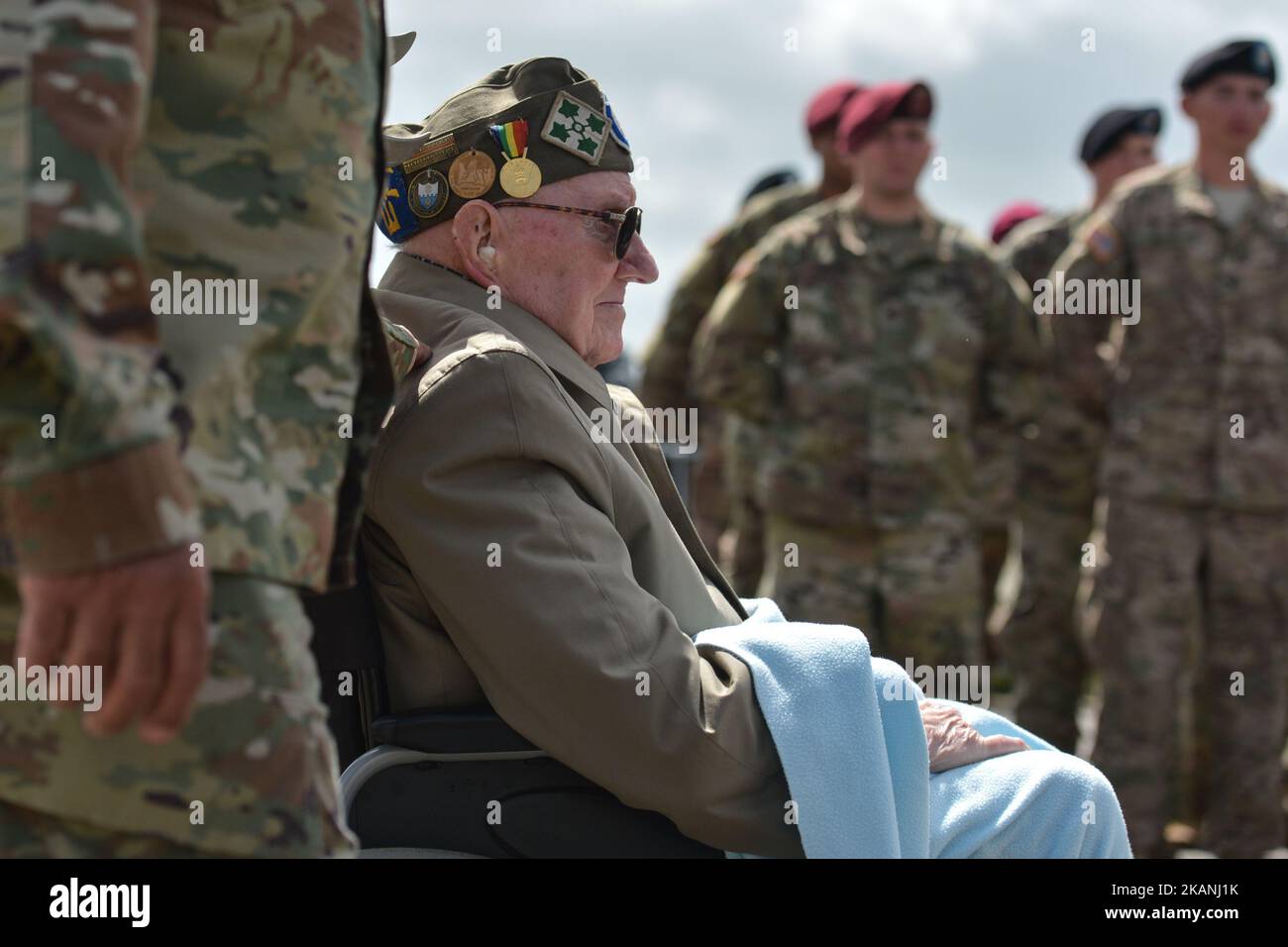 One of the few Normandy 1944 Veterans still alive arrives for the ...