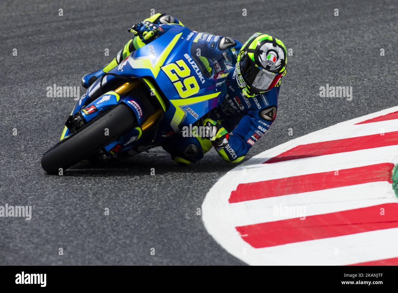 29 Andrea Iannone from Italy of Team Suzuki Ecstar (Suzuki) during the ...