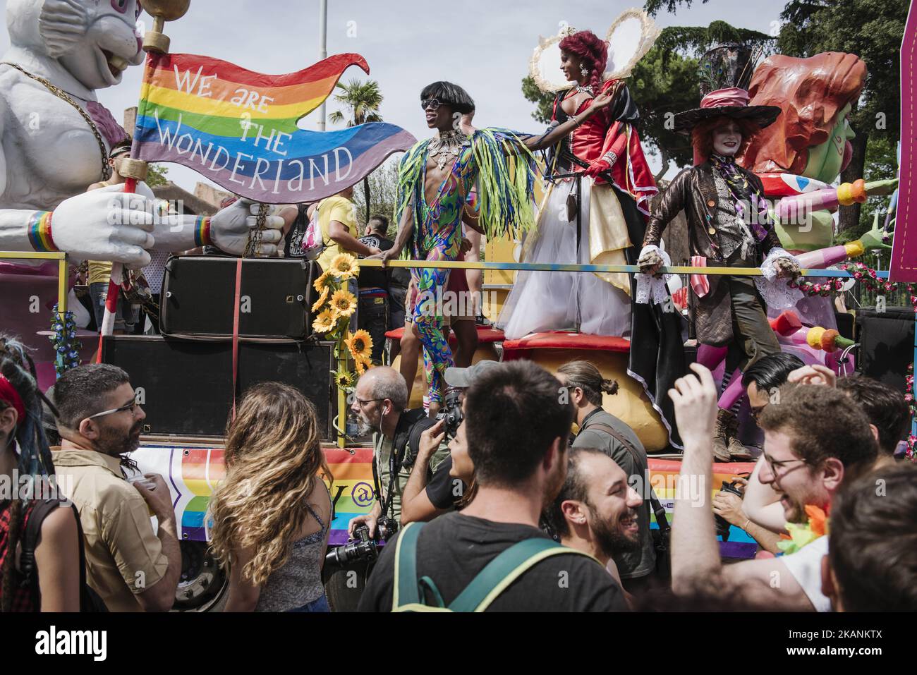 Rome pride 2017 hi-res stock photography and images - Alamy