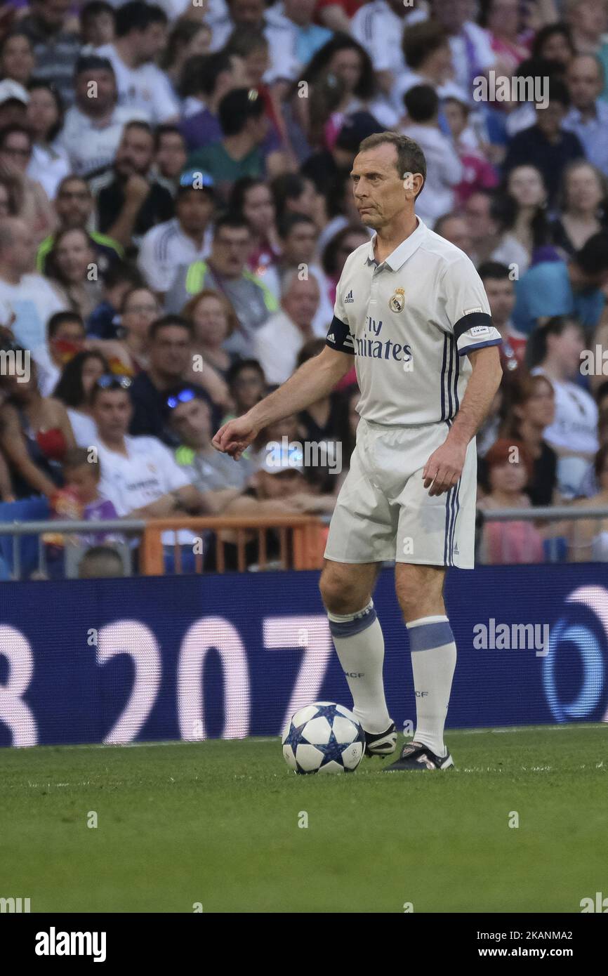 Emilio Butragueño Real Madrid's in action during the Corazon Classic ...