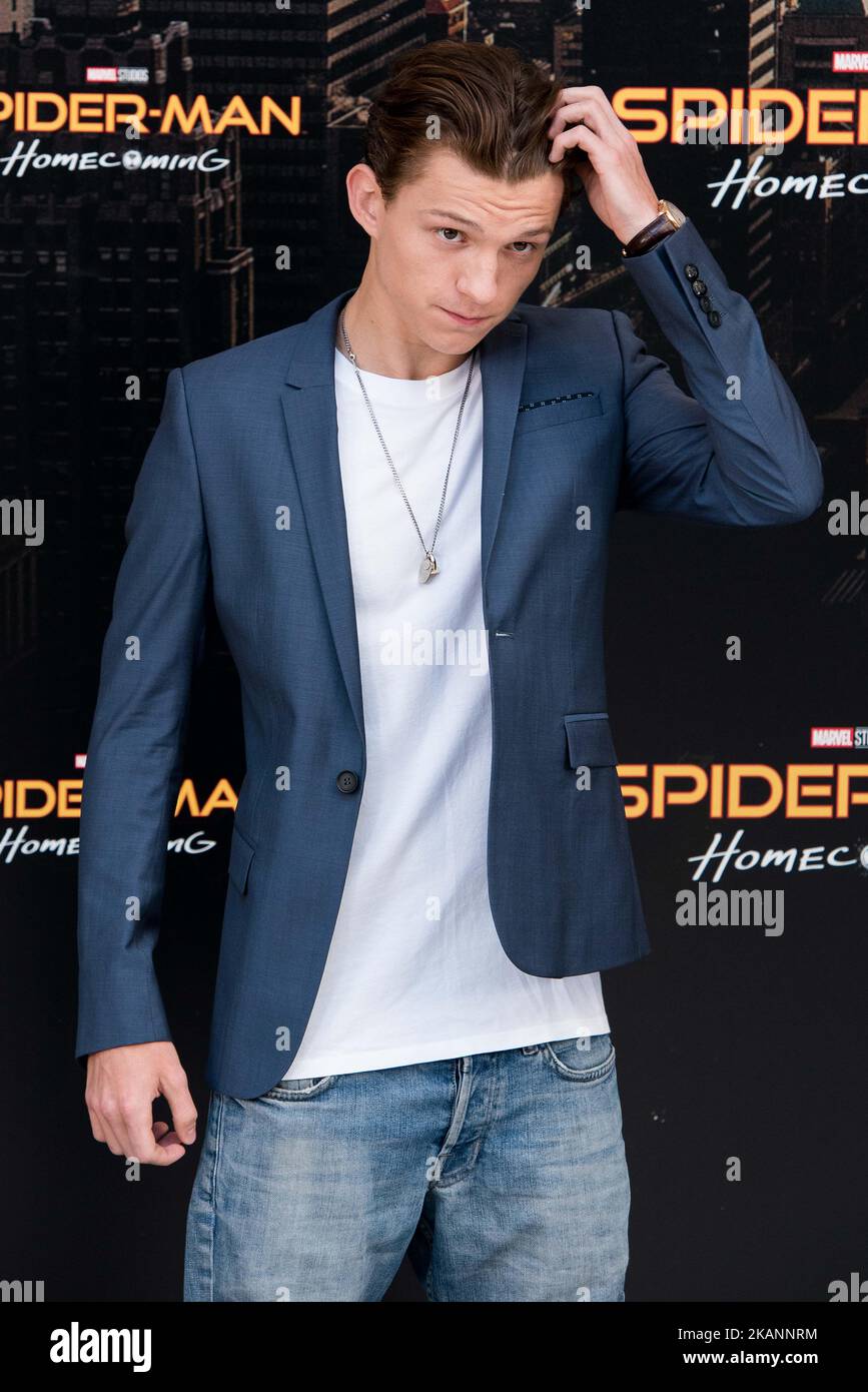 Tom Holland Acteur Actor Tom Holland Attends 'Spider Man: Homecoming'