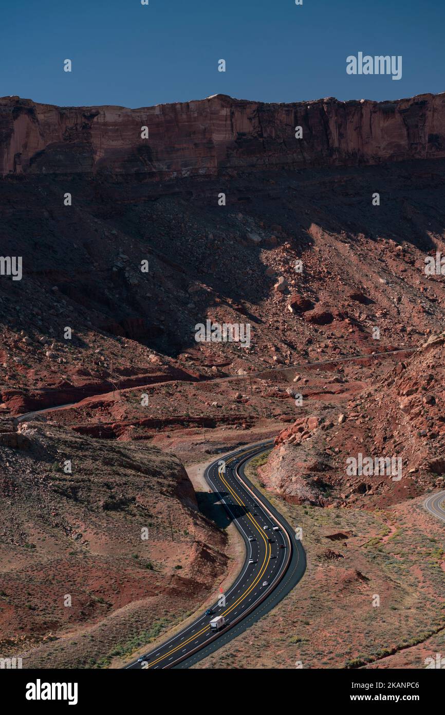 Road red rocks in hi-res stock photography and images - Alamy