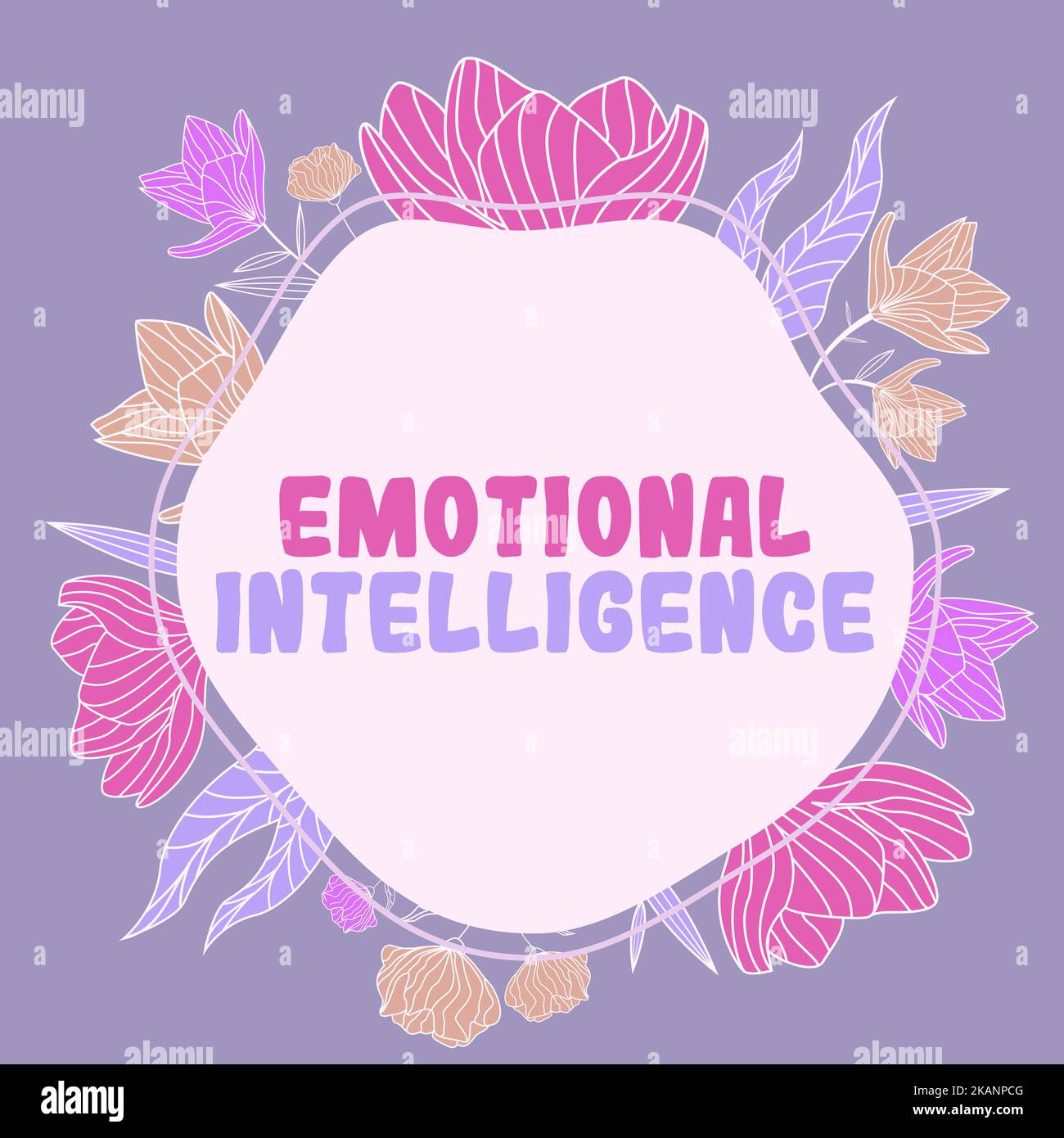 Conceptual caption Emotional Intelligence. Business showcase capacity ...