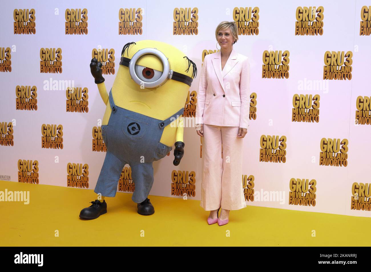 Kristen Wiig attends 'Gru Me 3' ('Mi Villano Favorito) photocall at ...