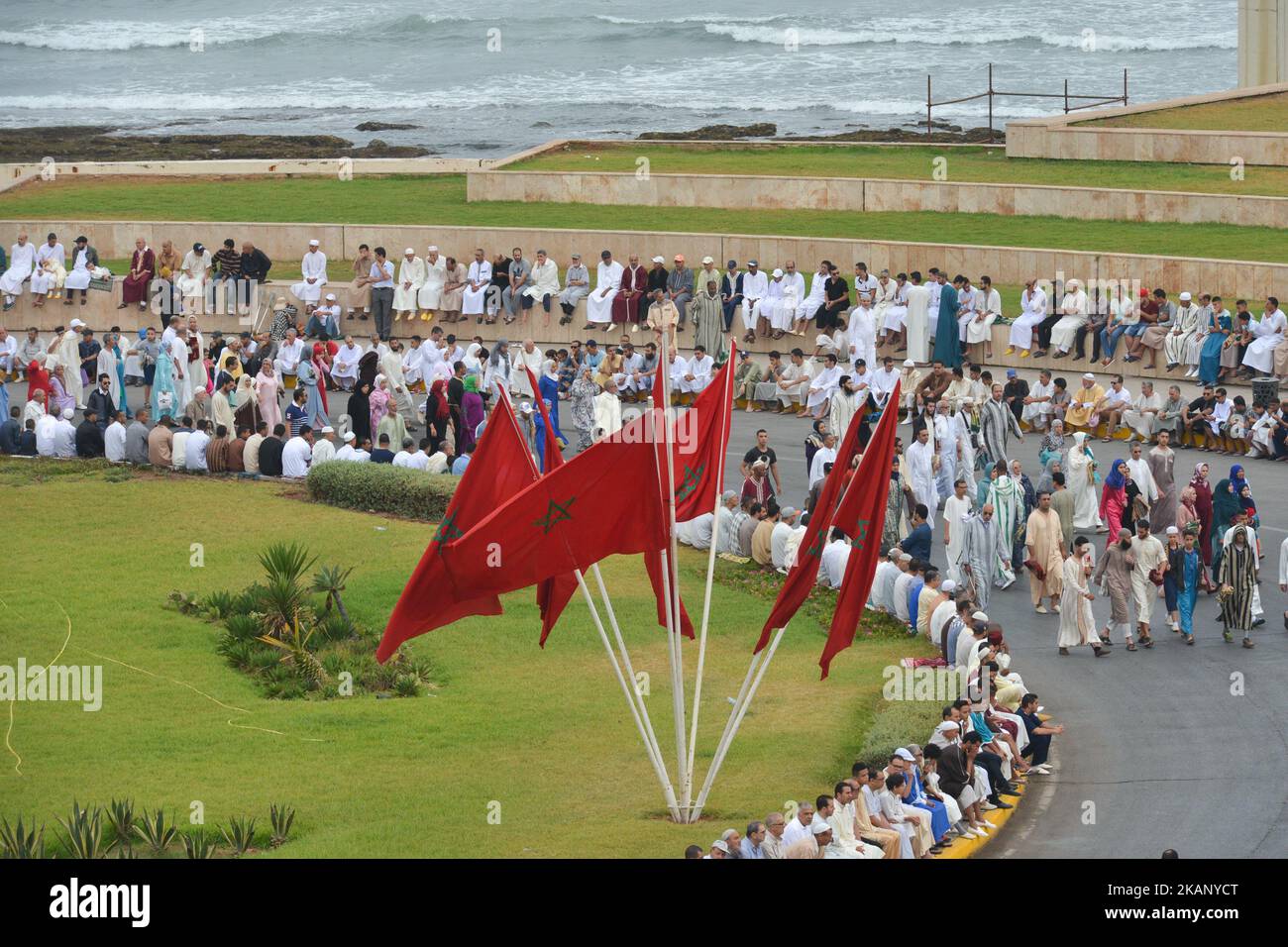 Moroccan Muslims gather to celebrate Eid al-Fitr Prayer in Casablanca's ...