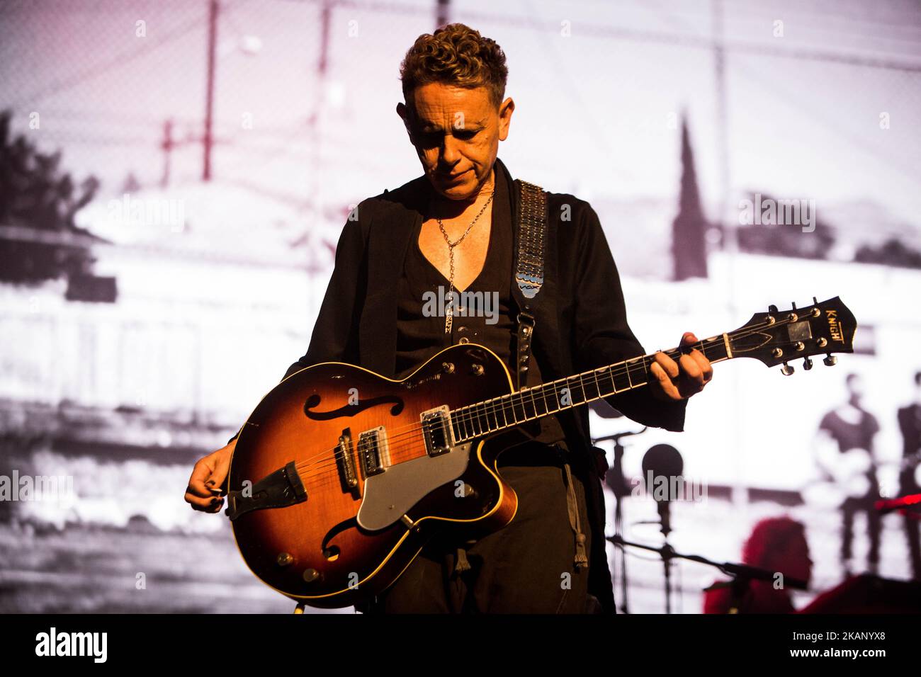 Martin Gore of the english electronic rock band Depeche Mode pictured ...